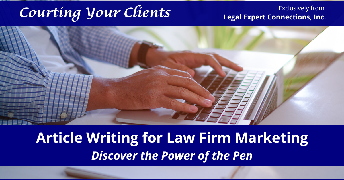 Article Writing Can Drive Law Firm Marketing Success - Legal Marketing ...